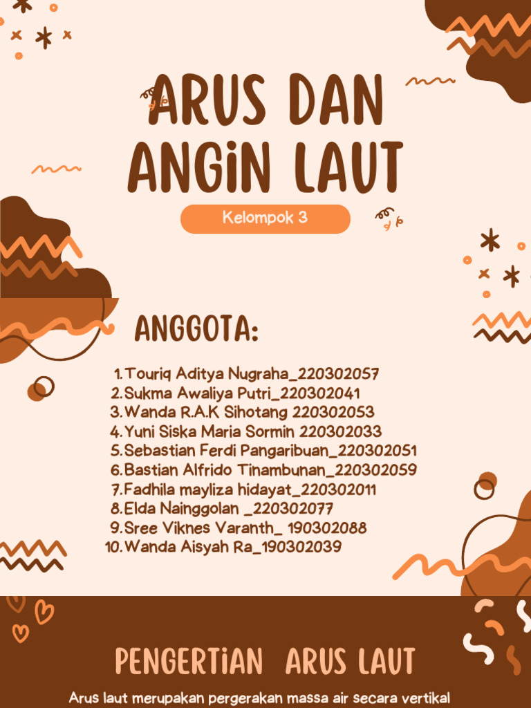Arus Dan Angin Laut | PDF