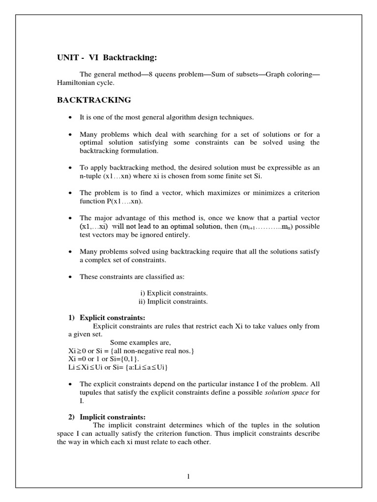 DAA Unit 5 | PDF | Algorithms | Computer Programming DAA Unit 5 | PDF | Algorithms | Computer Programming