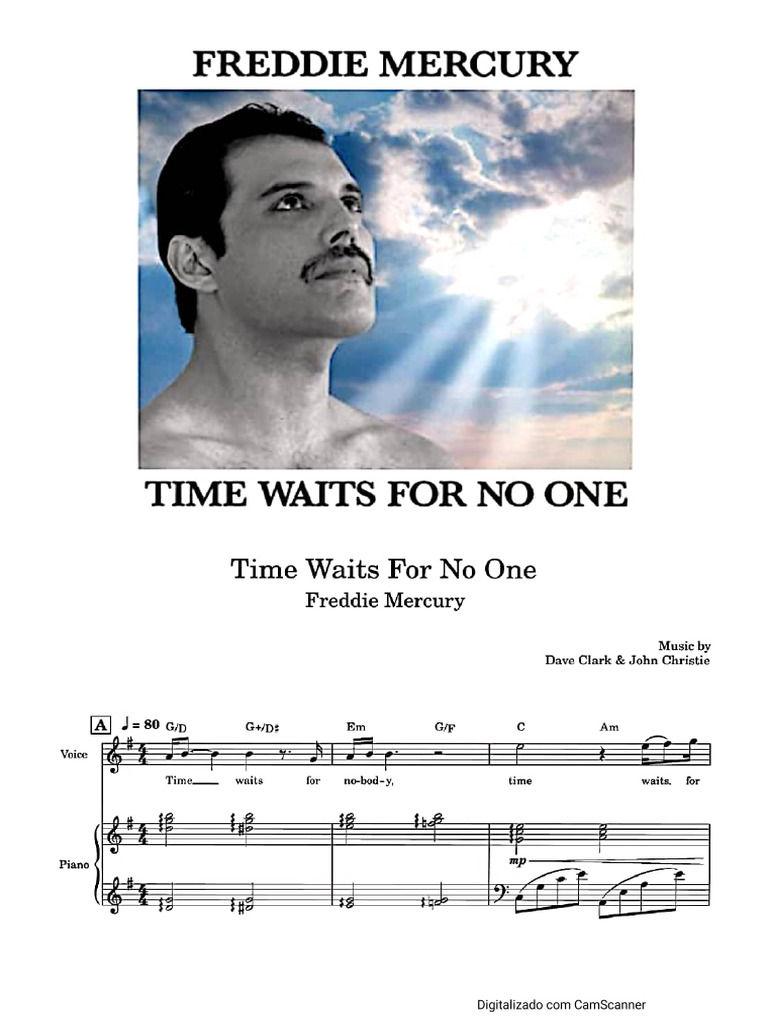 Freddie Mercury - Time Waits No One | PDF