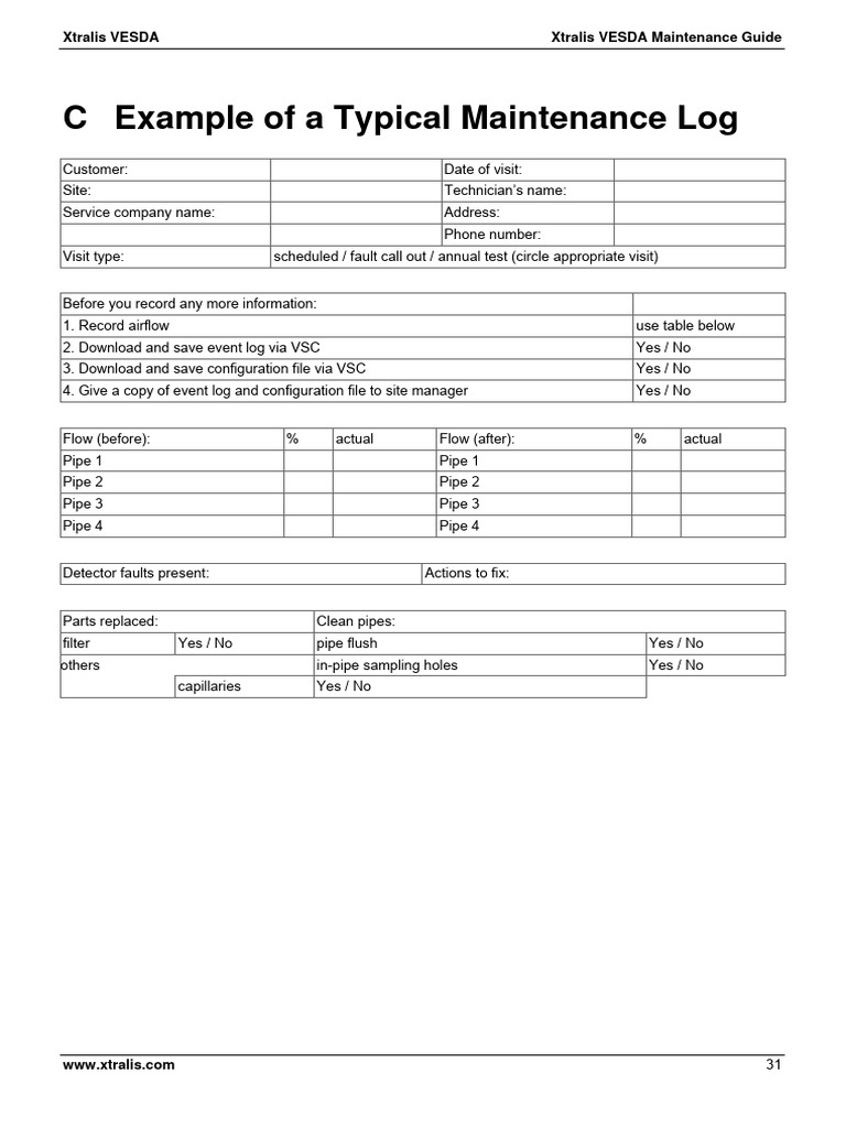 VESDA SDM Maintenance Report | PDF | Computer Engineering | Computing