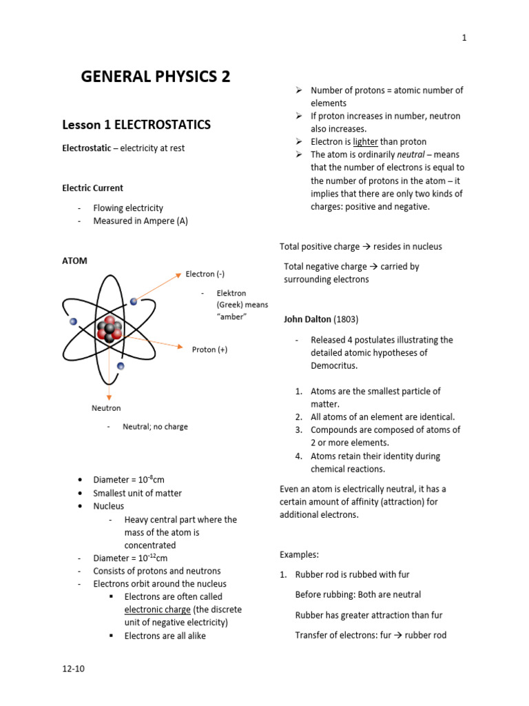 GenPhys 2 | PDF | Capacitor | Electric Charge
