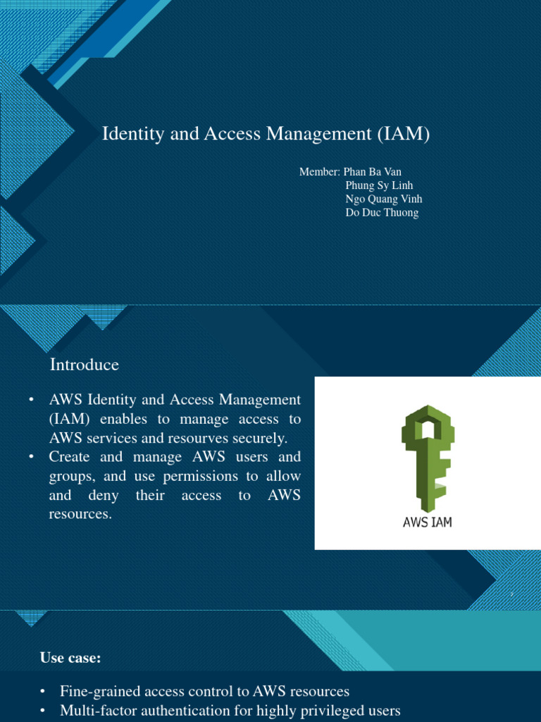 Identity and Access Management (IAM) : Click To Edit Master Title Style | PDF | Surveillance ...
