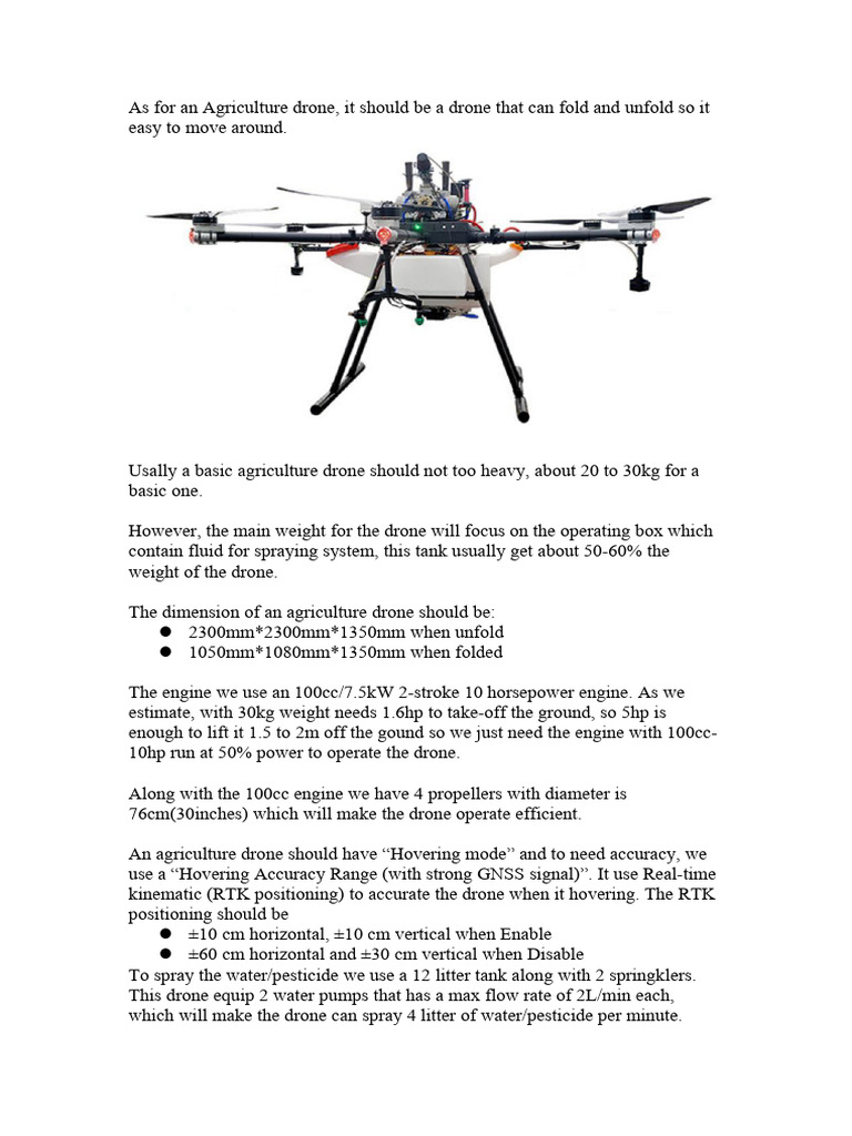 Drone Spec | PDF | Home & Garden | Science & Mathematics