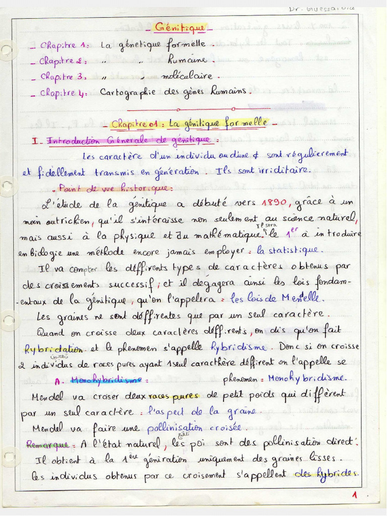 Génétique Formelle | PDF