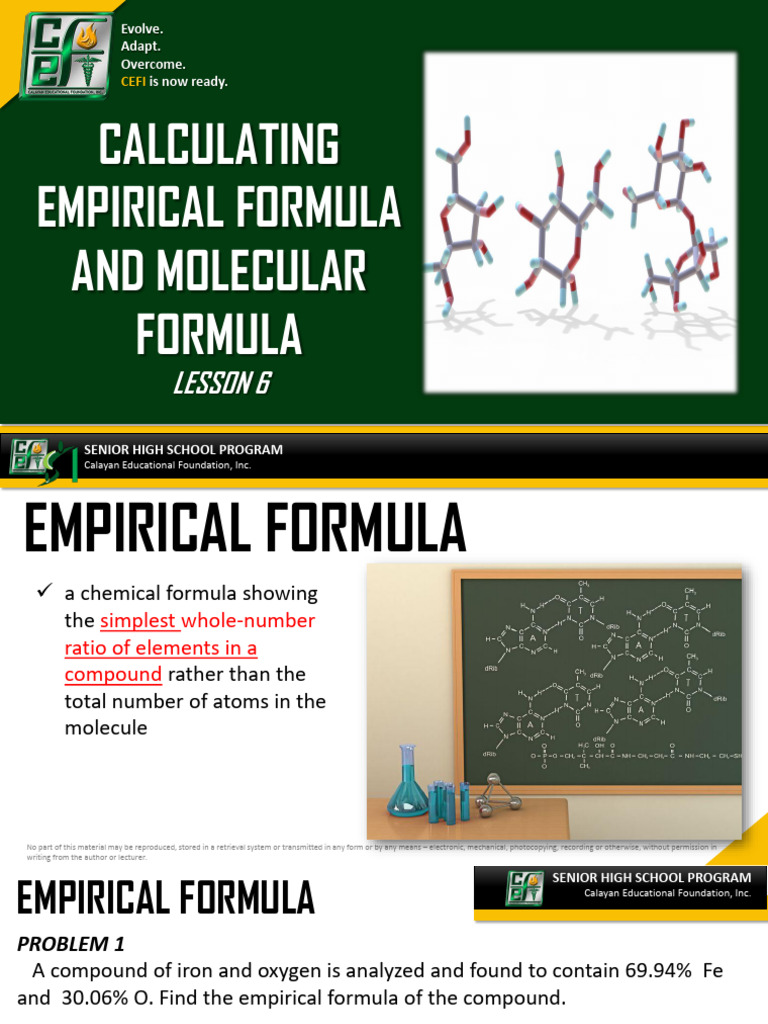Chemistry Formulas for Students | PDF | Molecules | Mole (Unit)