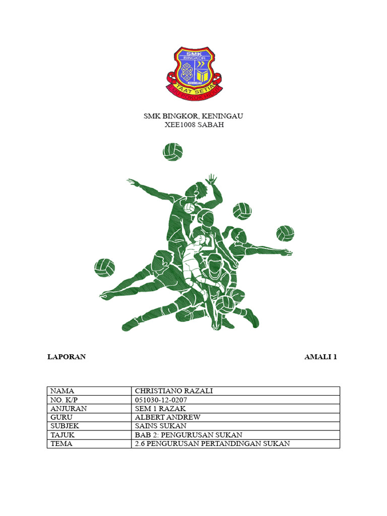 Sains Sukan Laporan Amali 1 | PDF