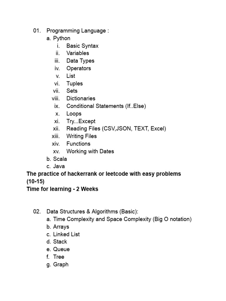 Step by Step Guide For Data Engineering | PDF | Apache Spark | Computer Data