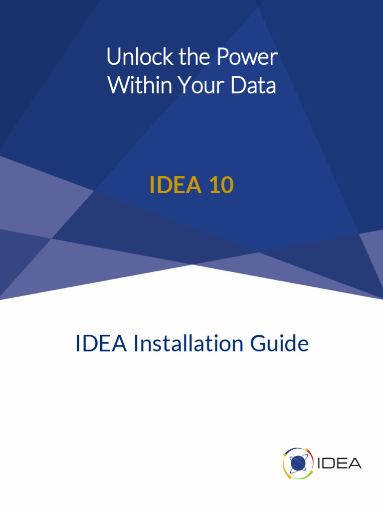 IDEA Installation Guide | PDF | Installation (Computer Programs) | Microsoft Windows