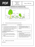 Zoubair - Cours TC FR - Sortie Écologique (1) 1 | PDF | Plantes | Arbres