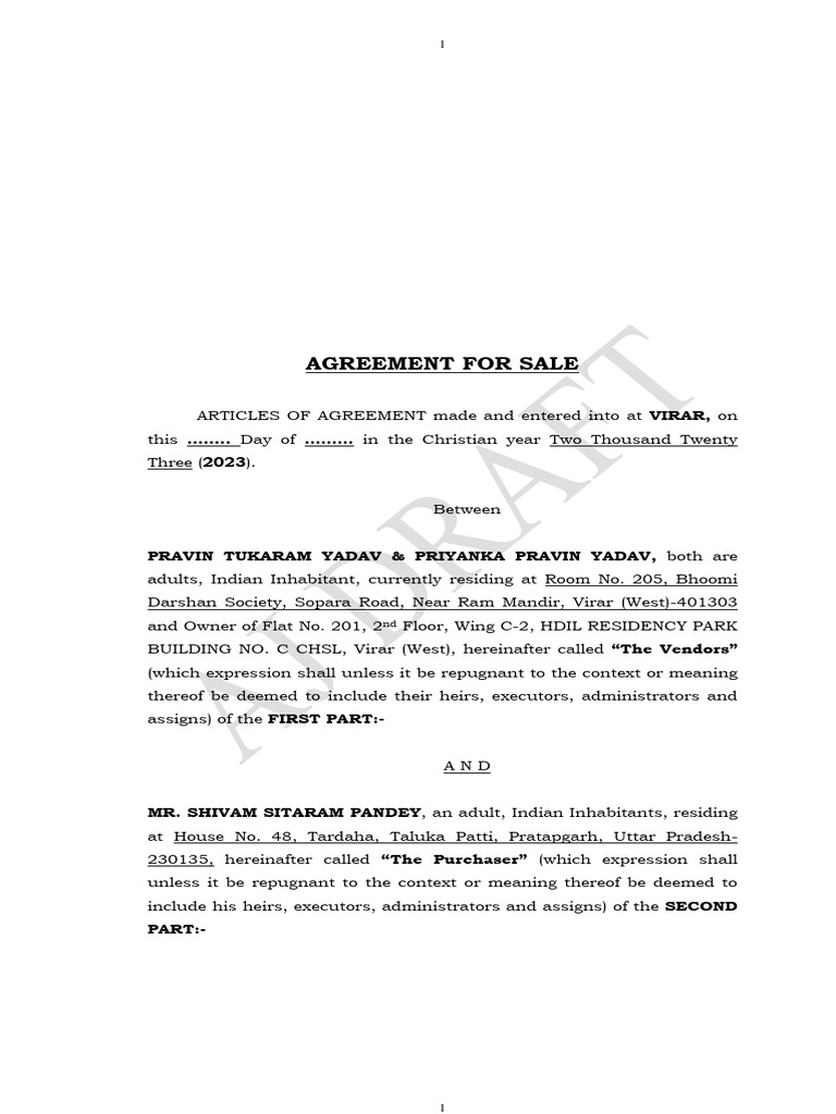 SOC - C-2-201 - S2-Yadav - P1 Pandey | PDF | Fee | Deed