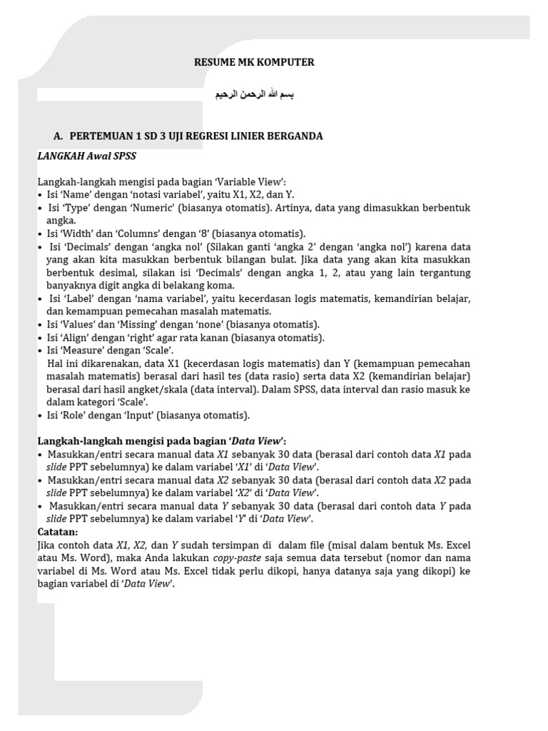 0 Resume MK Komputer | PDF