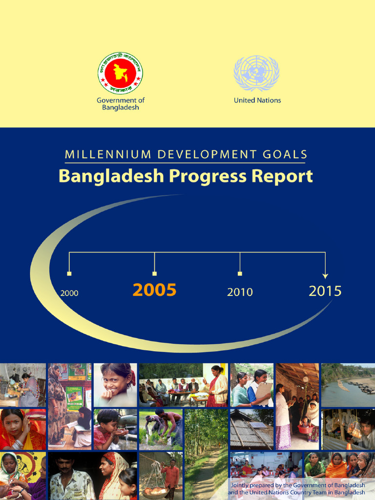 MDG Progress Report 2005 | PDF | Millennium Development Goals | Poverty