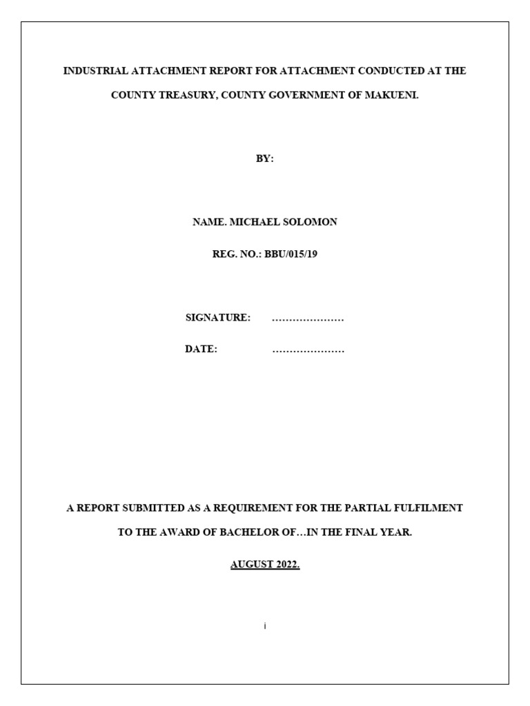 Attachment Report | Download Free PDF | Accounting | Business