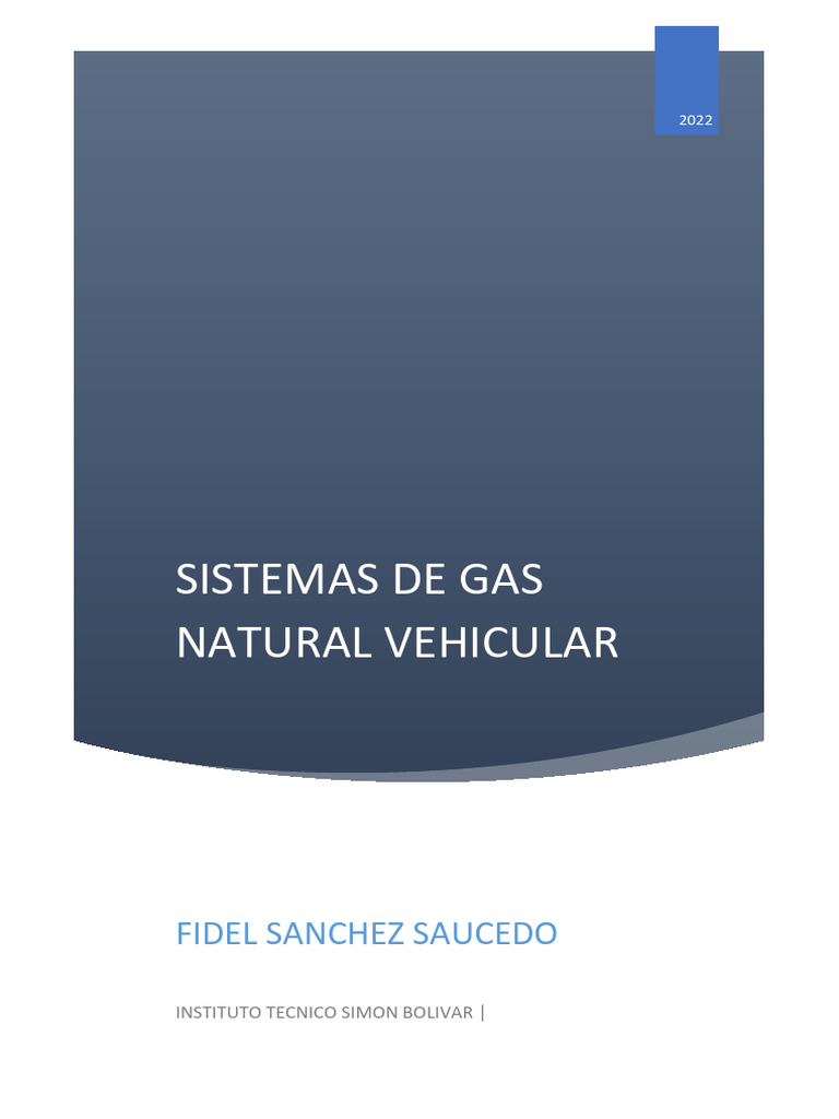 Componentes del Sistema de GNV Vehicular | PDF | Inyección de ...