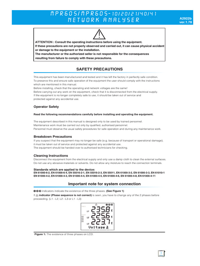 mpr60s Series User Manual Eng v1 78 A2922b | PDF | Electrical Engineering | Computer Engineering