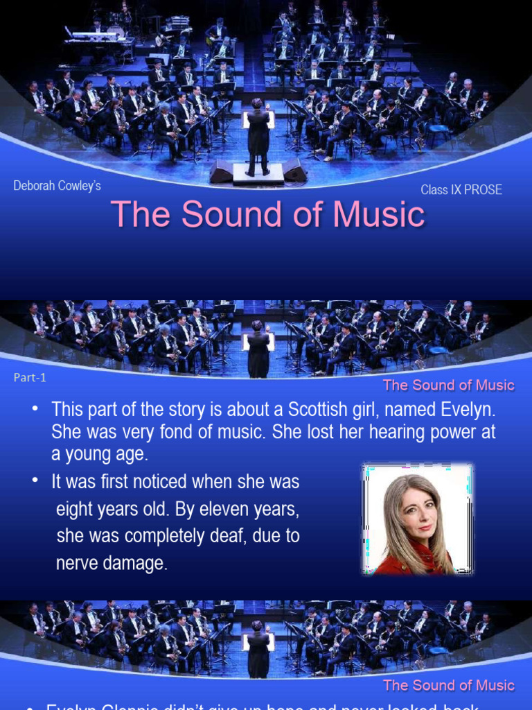 The Sound of Music, Class - Ix, Subject - English | PDF