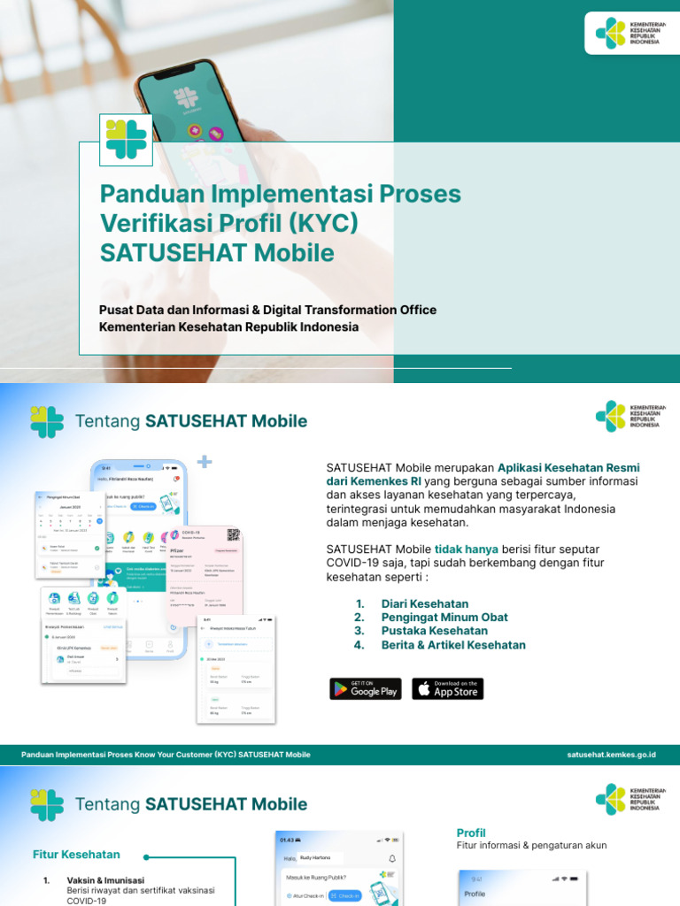 Panduan KYC SATUSEHAT Mobile | PDF | Pengembangan Diri | Kesehatan Holistik