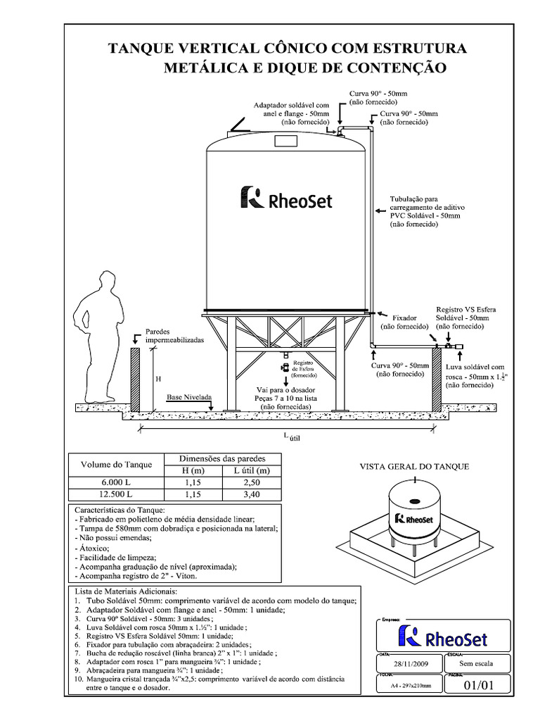 Projeto para Instalação de Tanques | PDF
