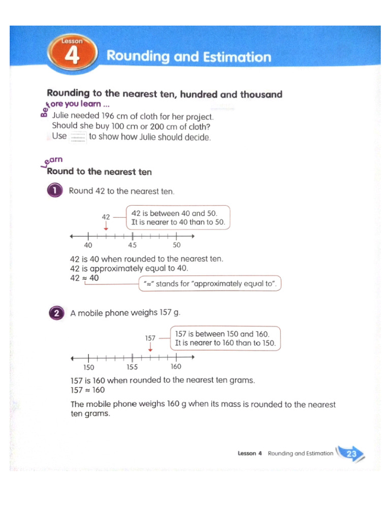 Chapter 1 Lesson 4 | PDF