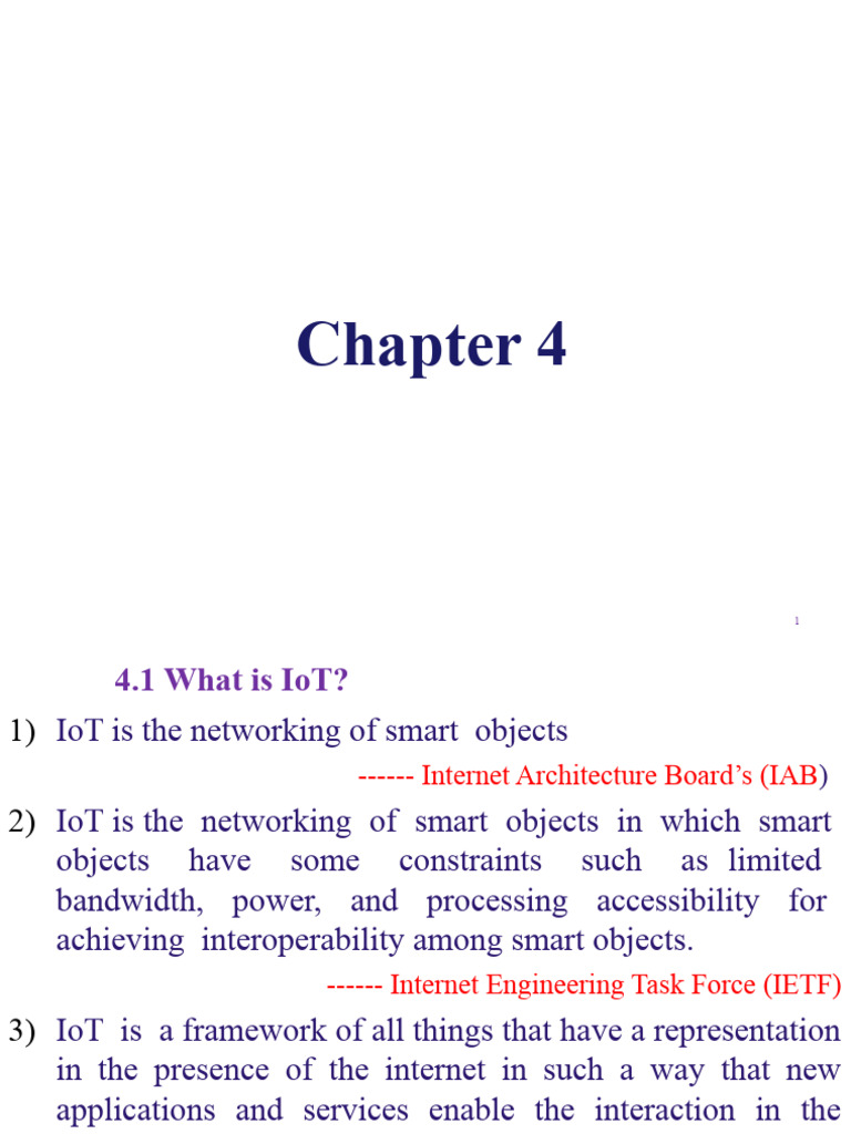 Emerging Technology Chapter 4 | PDF | Internet Of Things | Computer Network