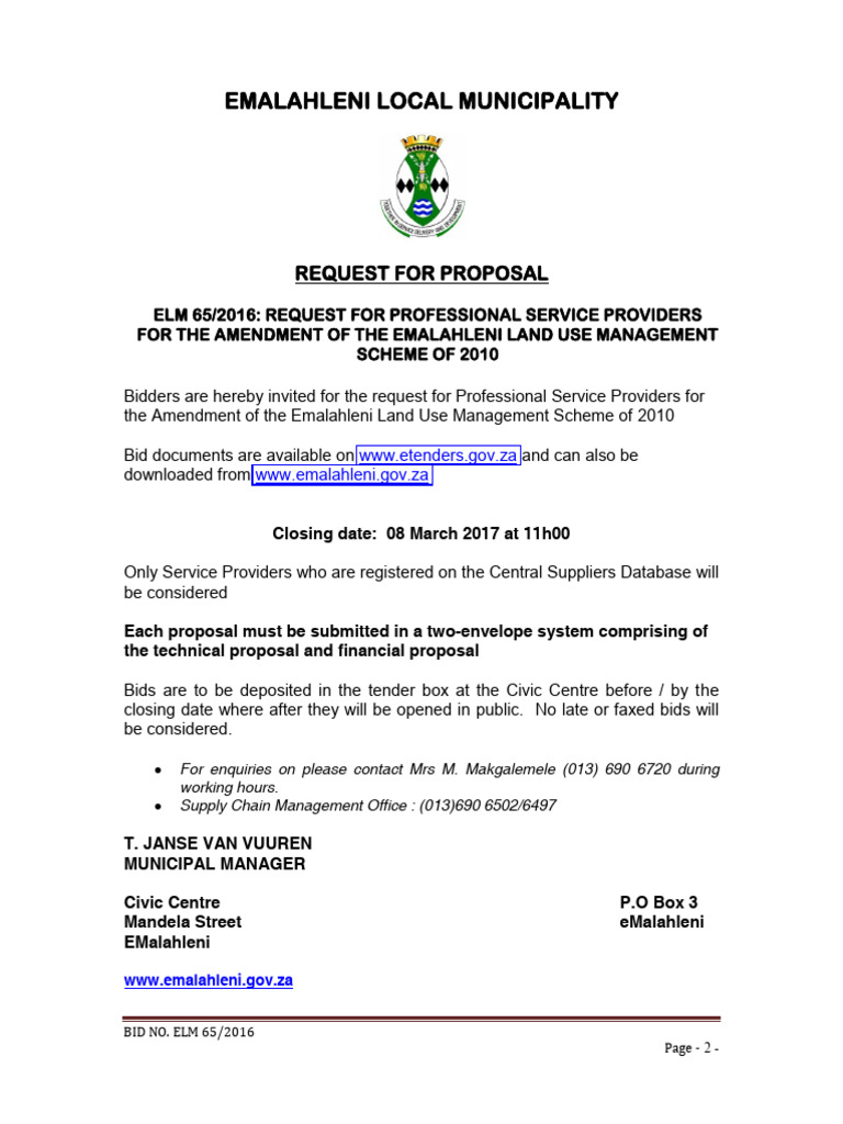 Elm 65.2016-Amendment of The Emalahleni Land Use Management Scheme of ...
