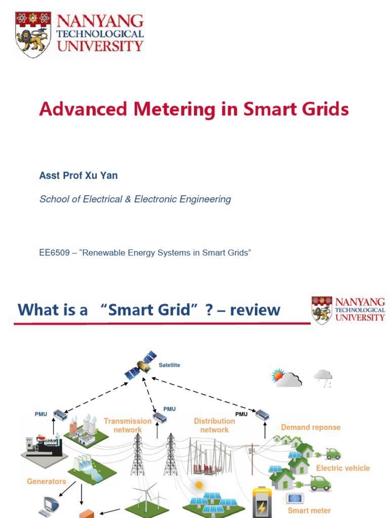 LECTURE 2 Advanced Metering | PDF | Electrical Engineering | Power ...