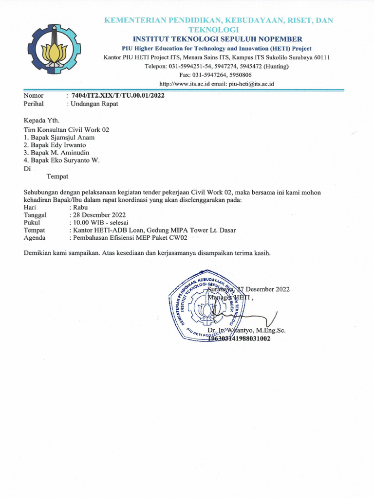 7404 Pembahasan Efisiensi MEPPaket CW02 | PDF