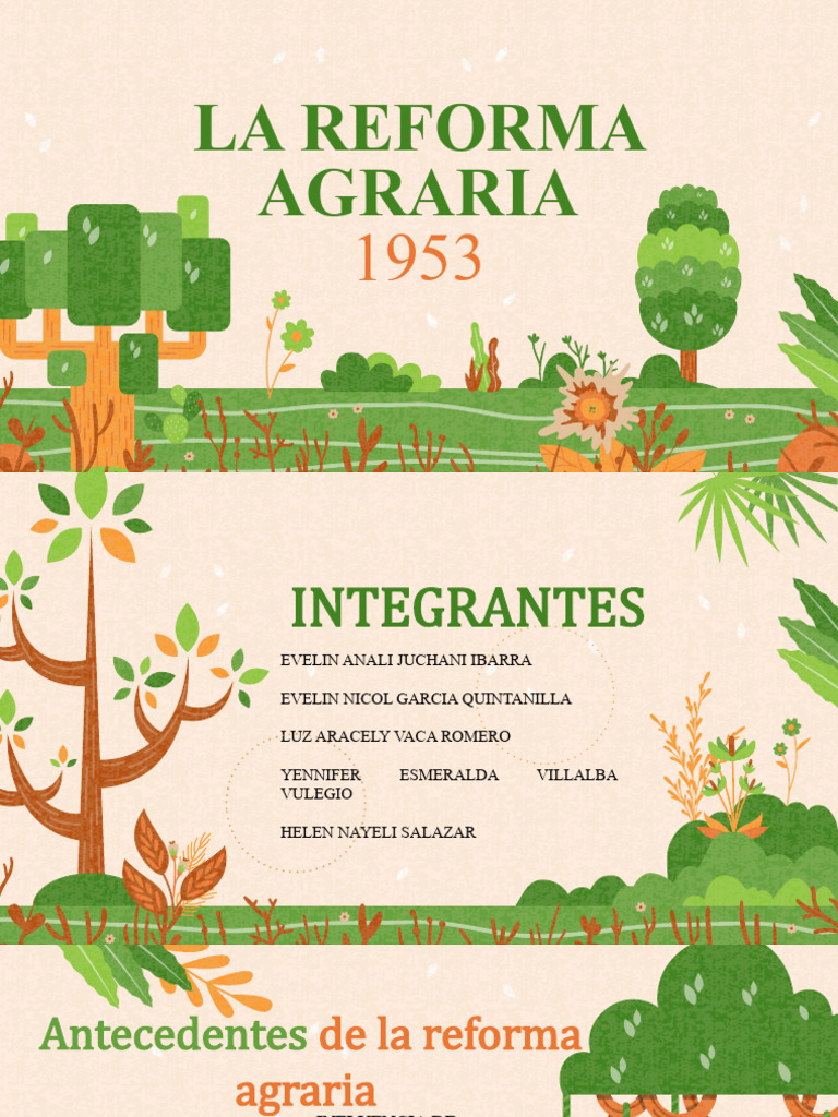 La Reforma Agraria | PDF