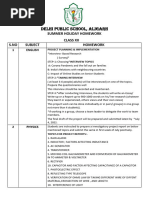 Grade 9 - Geography Project Details - 2022-23 | PDF | Pollution | Nature