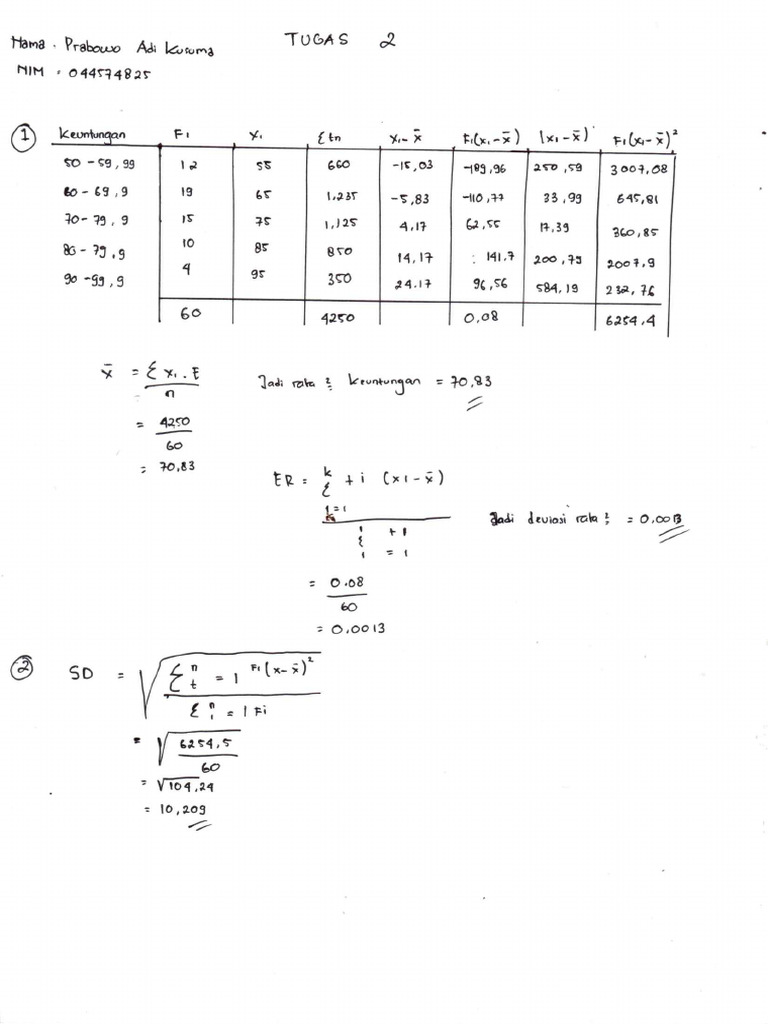 TT2 Statiskaekonomi | PDF