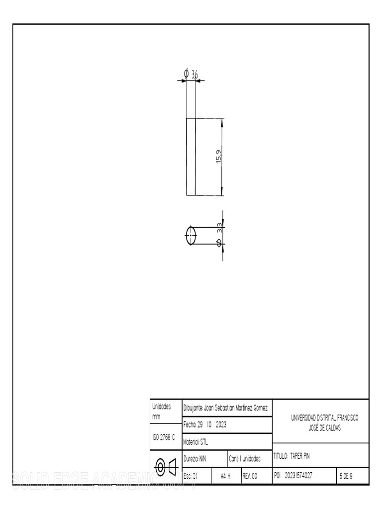 Taper Pin | PDF