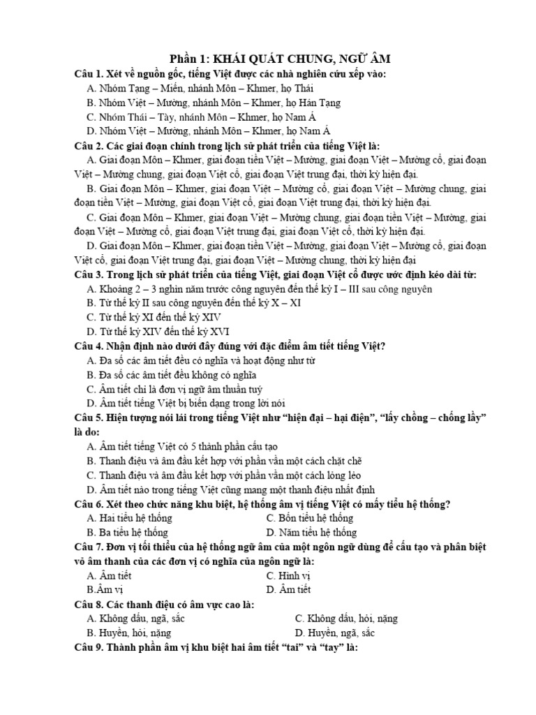 Trắc-nghiệm-NMVN | PDF