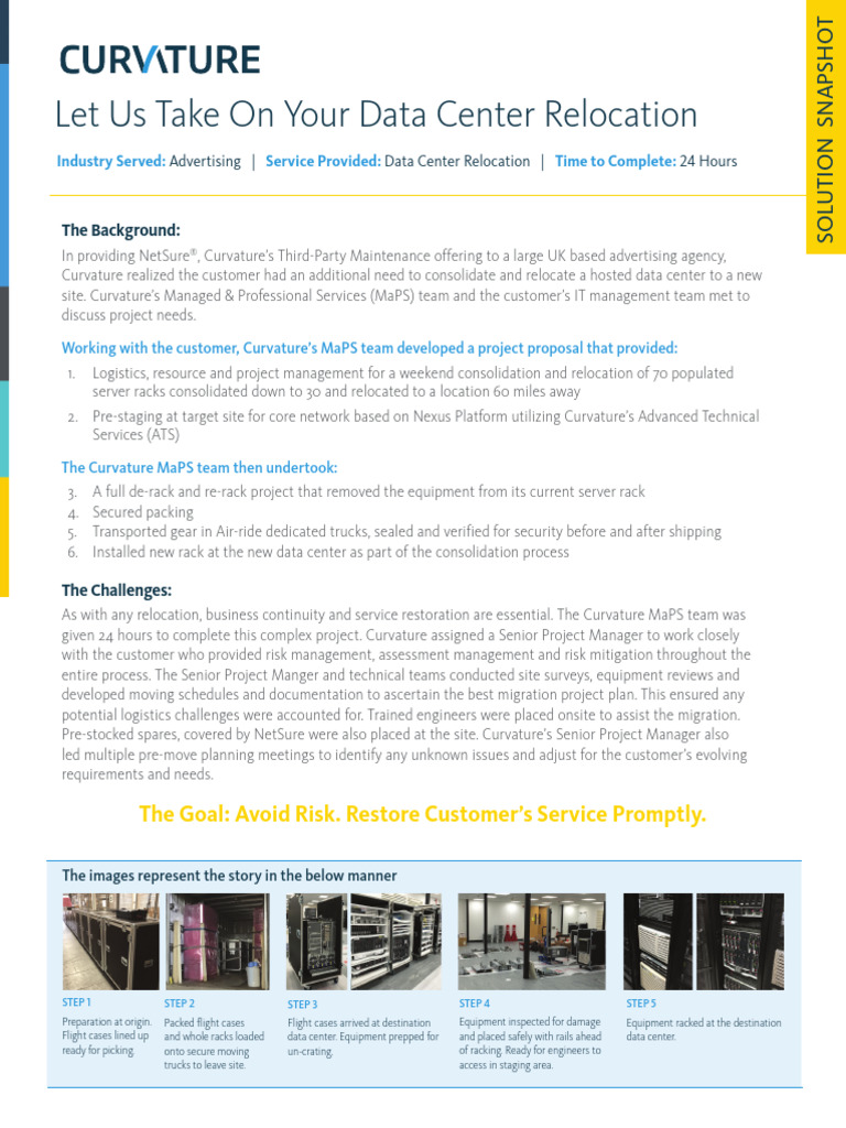Data Center Relocation Project Plan Template | PDF | Data Center ...