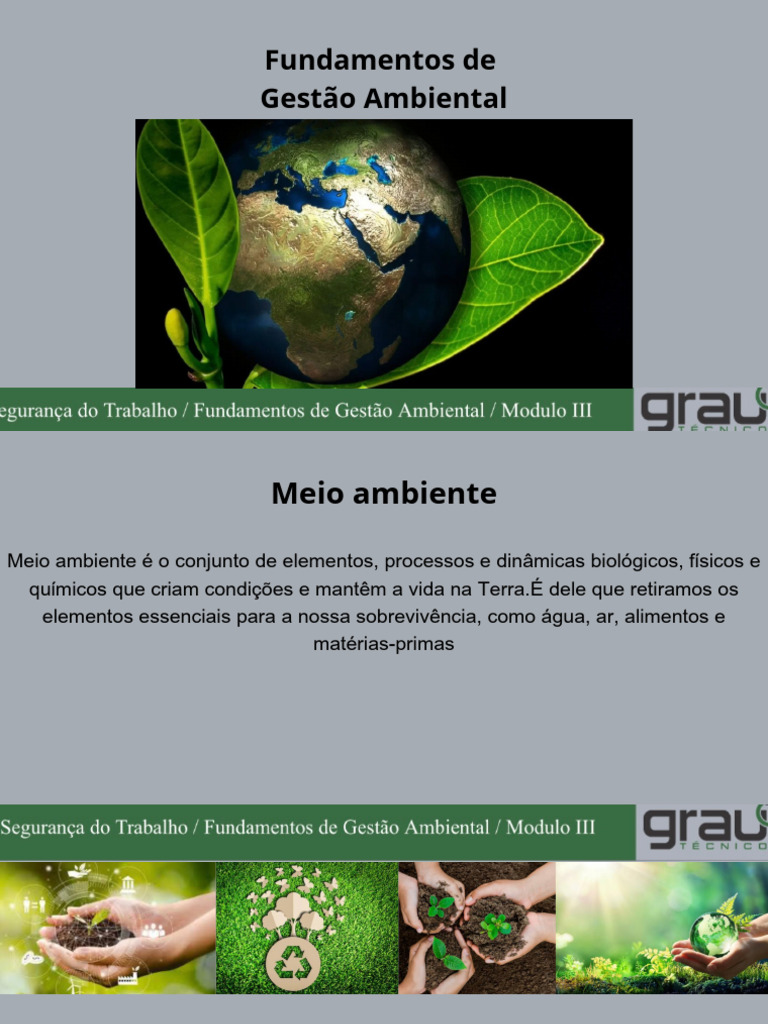 Fundamentos de Gestão Ambiental | PDF | Ambiente natural | Ecologia