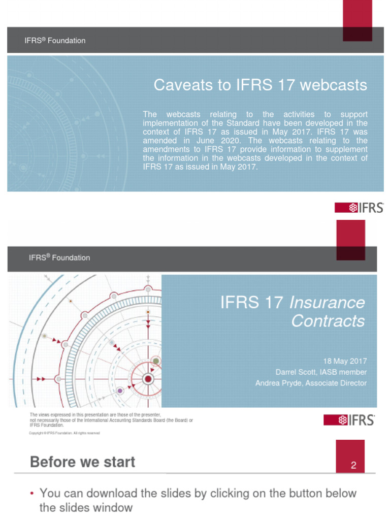 01 Ifrs 17 Introduction Slides 2020 | PDF | International Financial ...