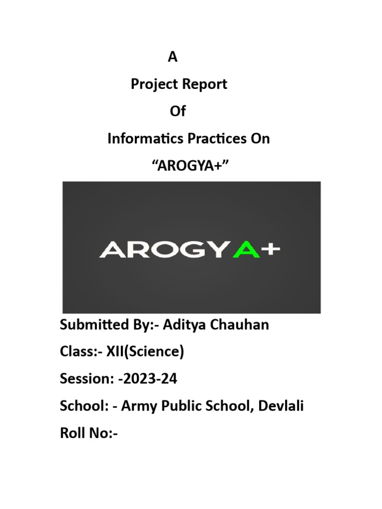 Ip Project Aditya | PDF | Computer Monitor | Computing
