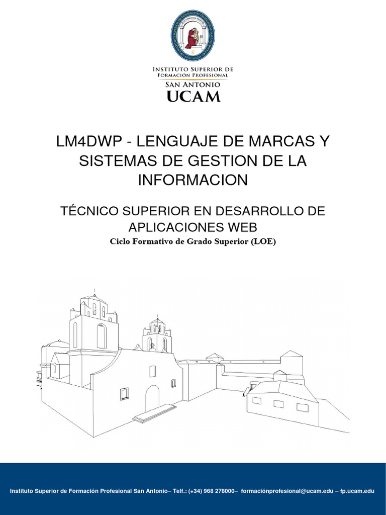 lm4dwp Lenguaje de Marcas y Sistemas de Gestion de Informatica | PDF ...