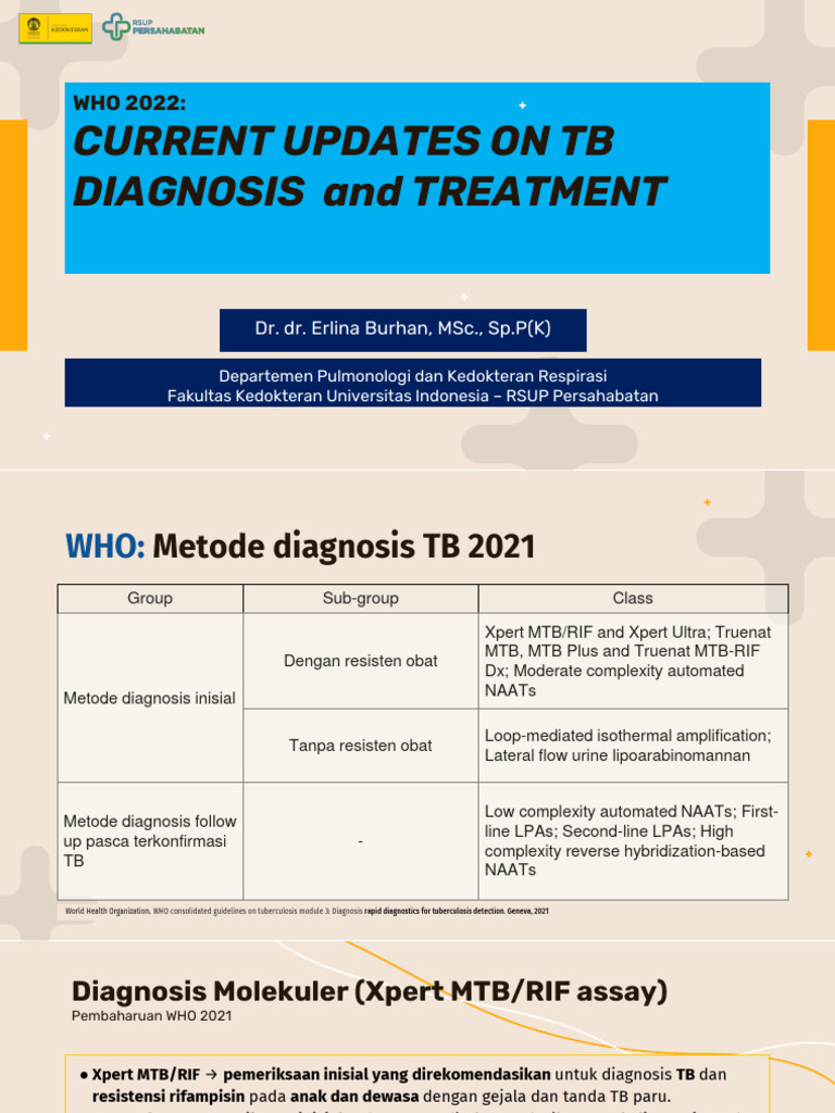 DR - Erlina WHO Guideline 2022 | PDF