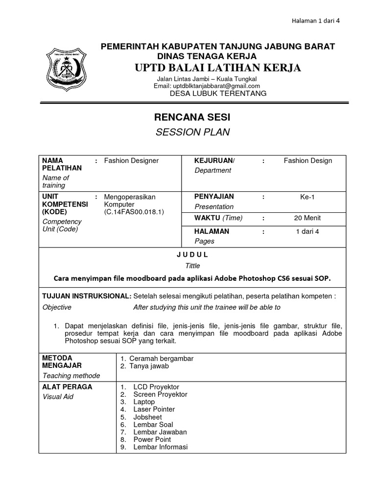 04 2-SessionPlan (Micro) | PDF | Komputer