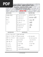 Full Solutions 2018: Mathematics Paper 2 | PDF | Rotation | Space