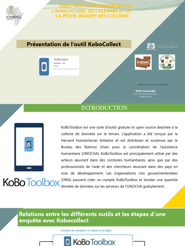 Présentation KoboCollect | PDF | Application | Organisation non ...