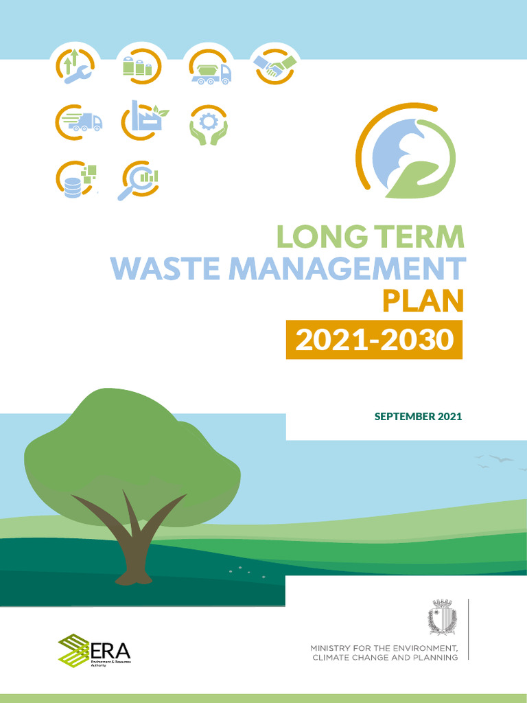 Long Term Waste Management Plan v1.4.3 Malta | PDF | Waste Management ...
