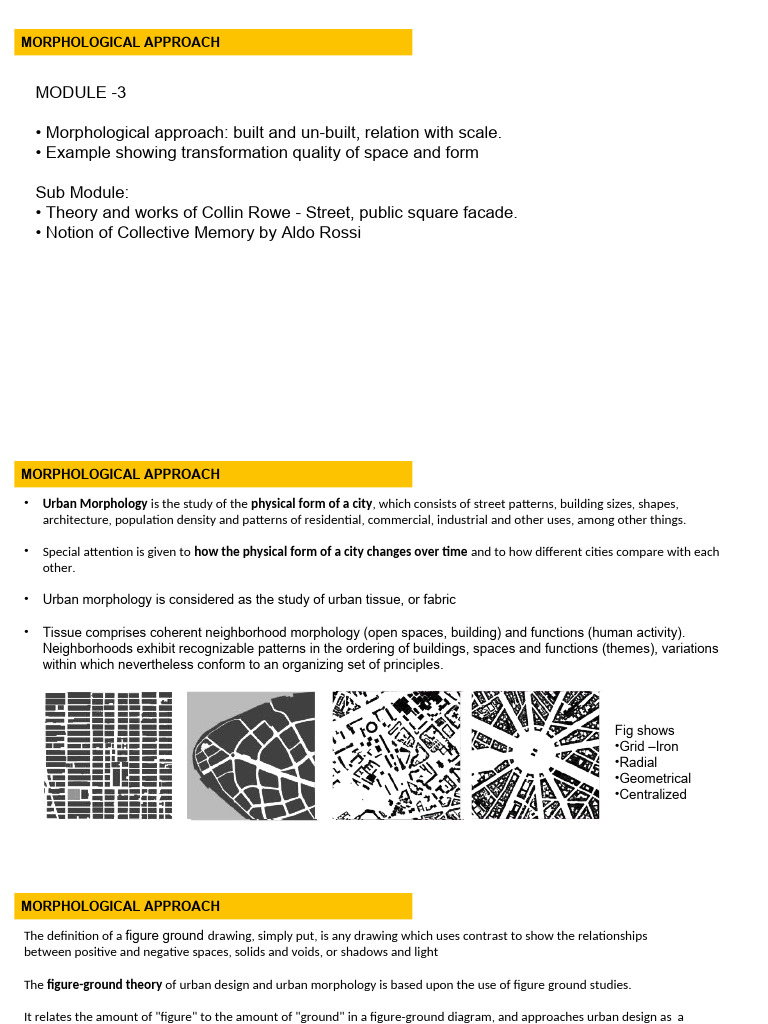 Module 3 - Morphological Approach | PDF | Art | History