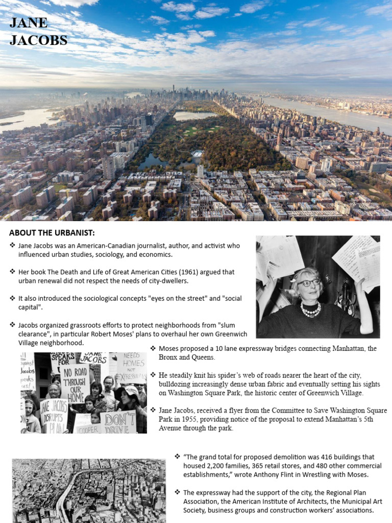 Jane Jacob | PDF | Urban Planning