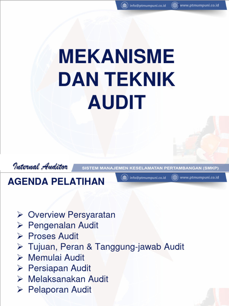 Mekanisme Dan Teknik Audit SMKP Minerba - MIM | PDF