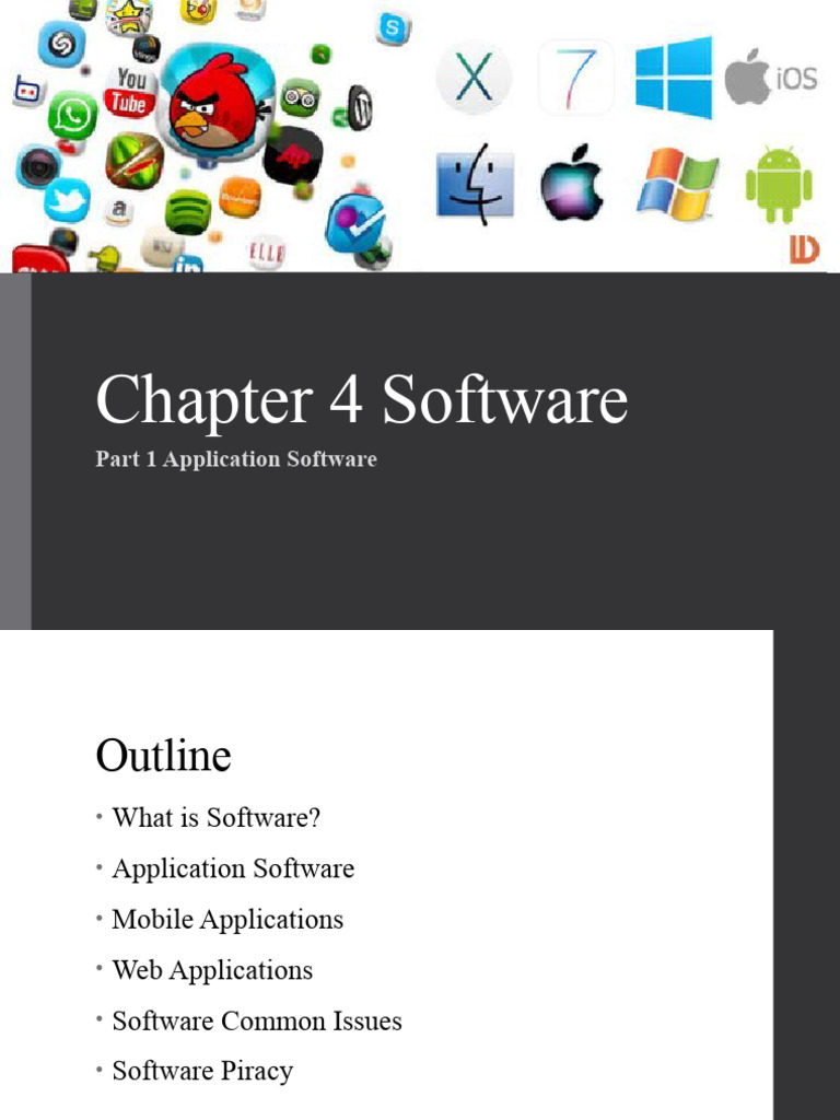 Chapter 04 Software Part 1 | PDF | Mobile App | Application Software