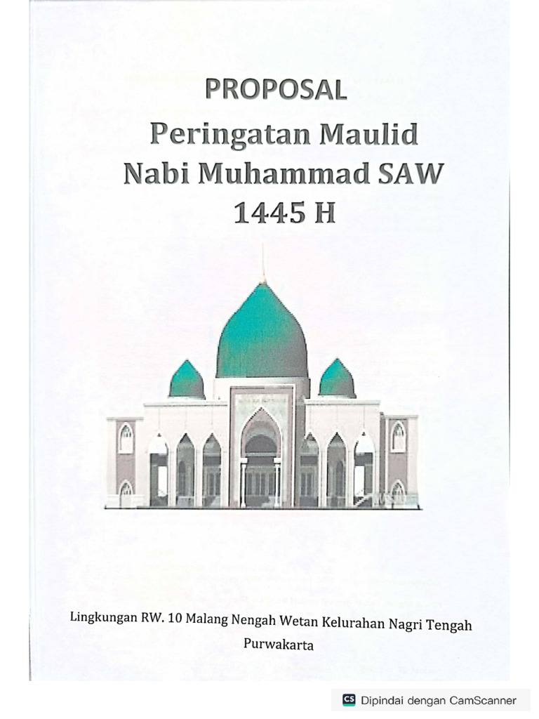 Proposal Muludan Dan Santunan Anak Yatim | PDF