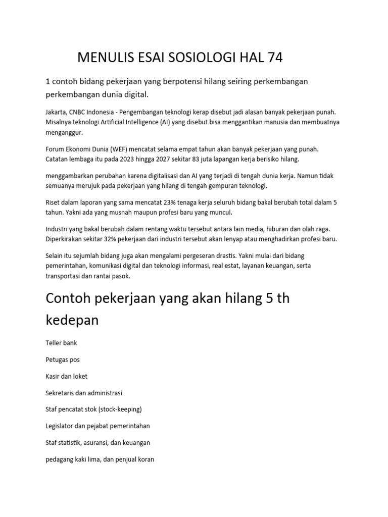Muhammad Shidqi Zaki Xii 5 Menulis Esai Pdf