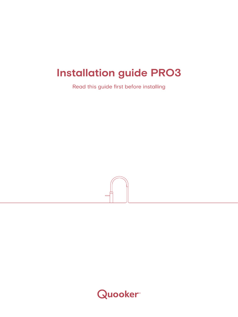 Installation Guide PRO3 | PDF | Tap (Valve) | Valve