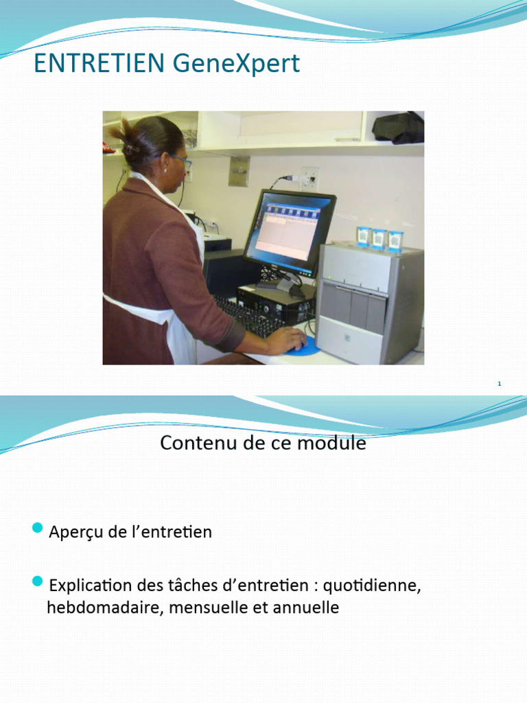 Maintenance de l'appareil GeneXpert | PDF | Sauvegarde (informatique)